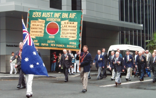 Anzac Day - 2/33rd Australian Infantry Battalion AIF Association